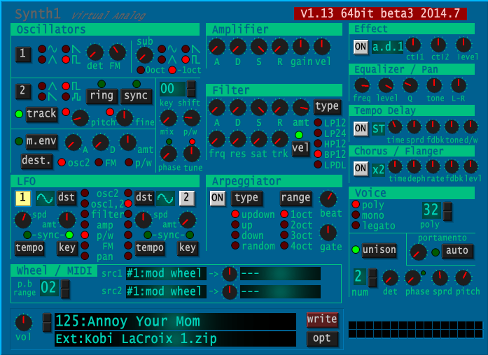 Kobi LaCroix’s Synth1 Banks
